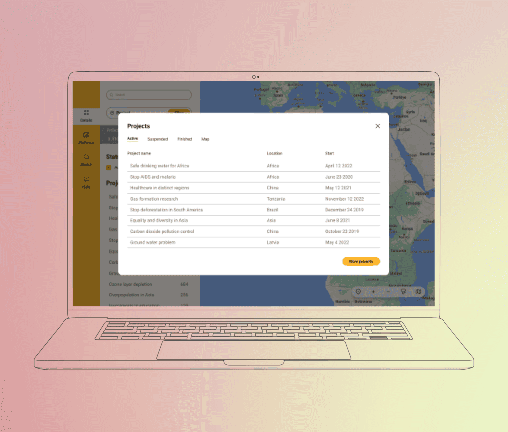 Interactive Map Data Visualization | Innowise