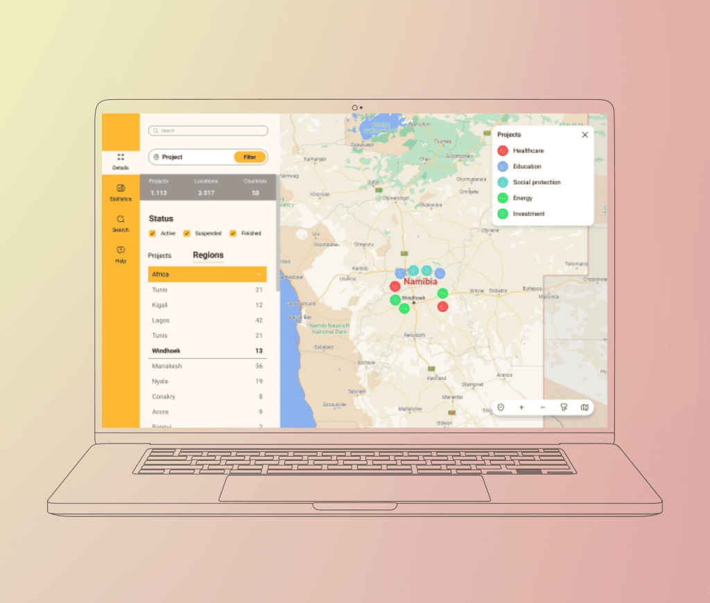 Interactive Map Data Visualization | Innowise