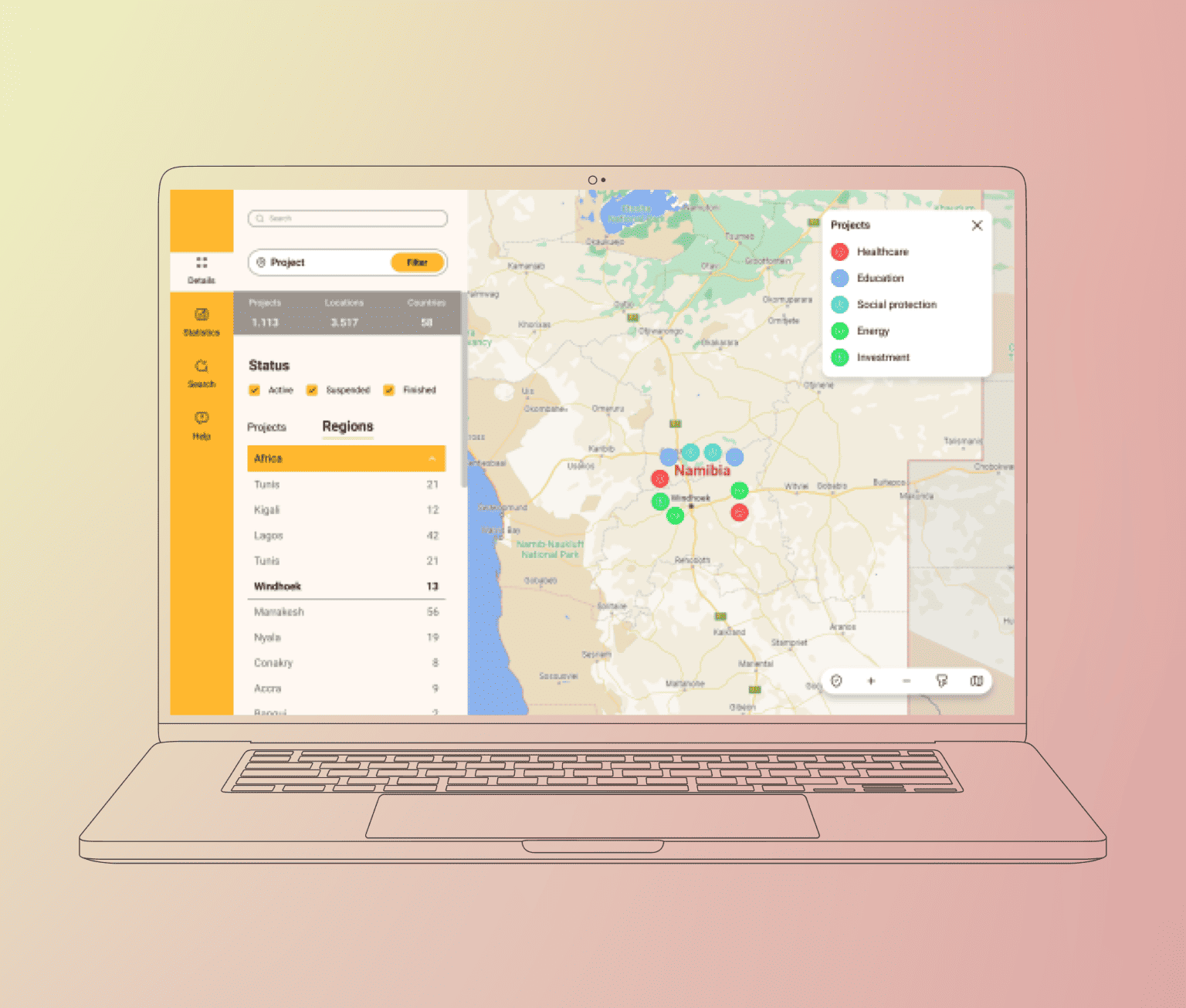 Interactive Map Data Visualization | Innowise